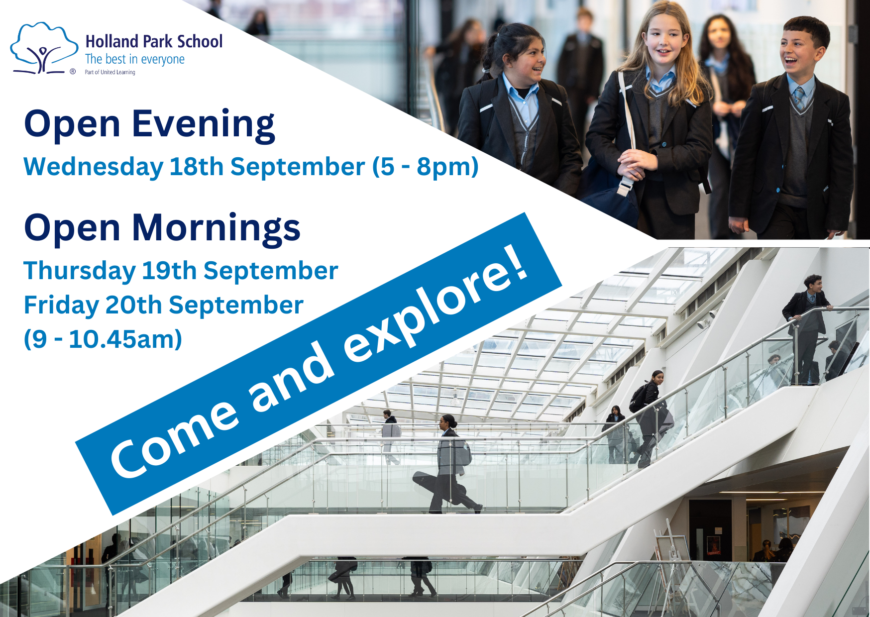 Open Events at Holland Park School